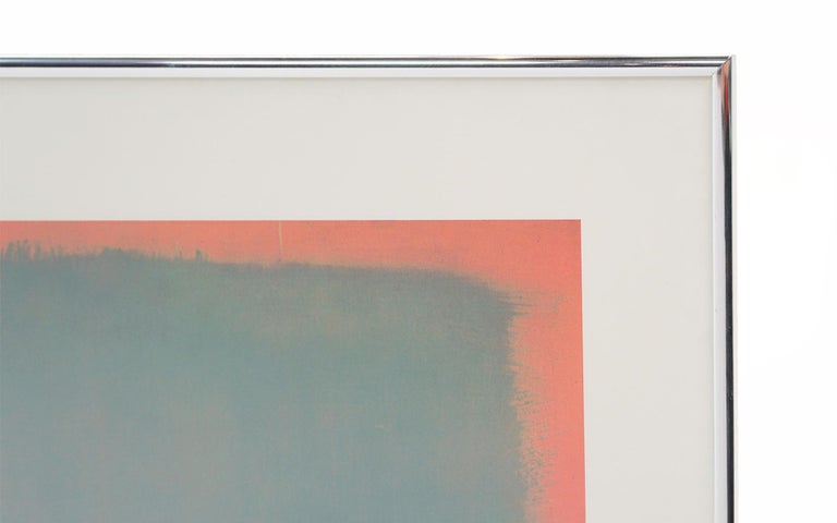 Mark Rothko Exhibition Poster, "Green Red on Orange", Pace Editions ...