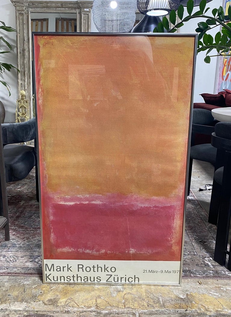Mark Rothko Limited Edition Vintage Original Exhibition Lithograph ...