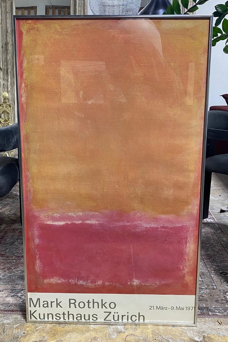 Mark Rothko Limited Edition Vintage Original Exhibition Lithograph ...