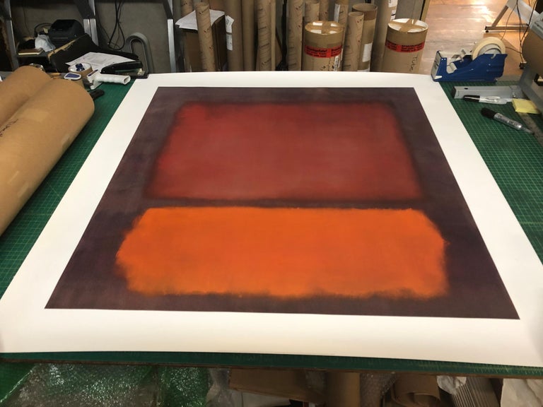 Mark Rothko - 1998 Mark Rothko ''Untitled (1962)'' Modernism Red,Orange ...