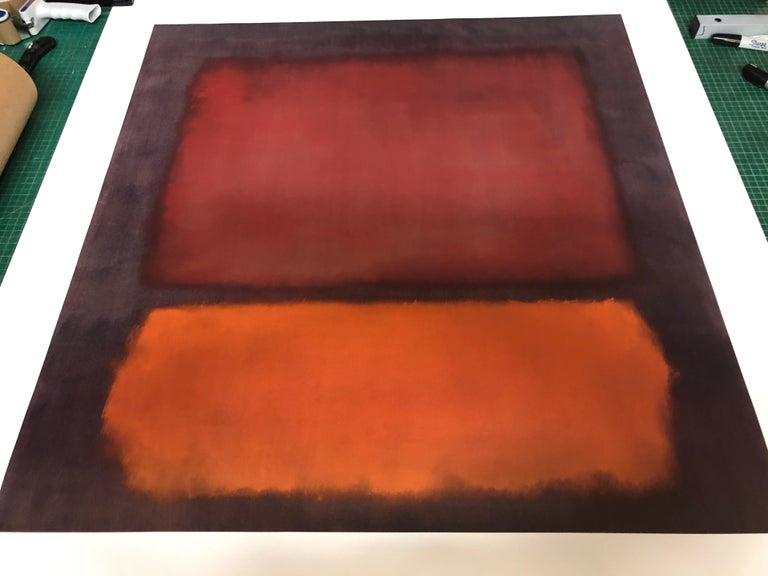 Mark Rothko - 1998 Mark Rothko ''Untitled (1962)'' Modernism Red,Orange ...