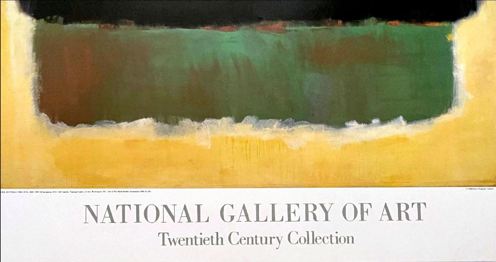 National Gallery of Art Contemporary Collection poster of Mark Rothko ...