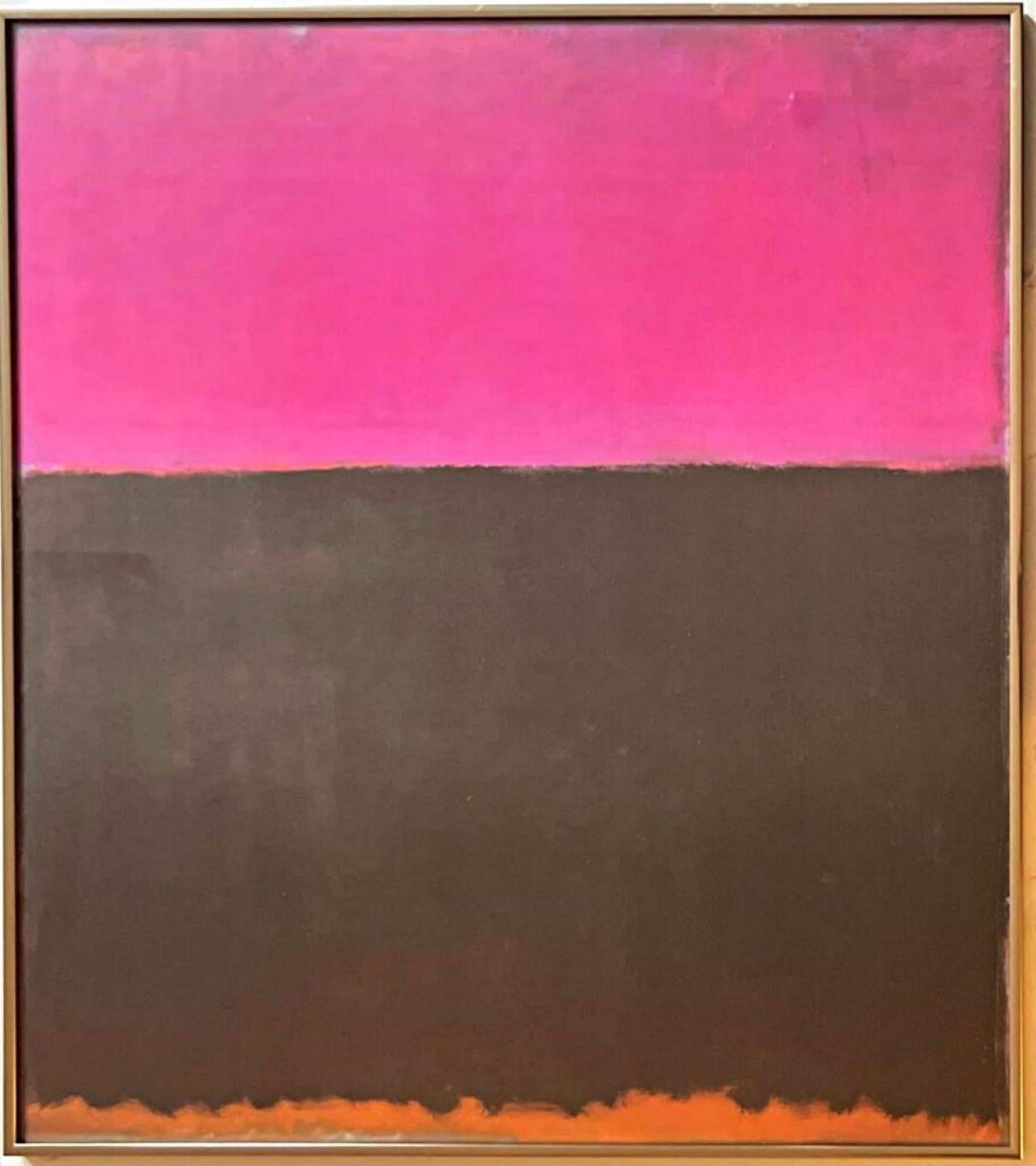 Offset lithograph poster depicting Rothko's masterpiece Untitled 1953 ...