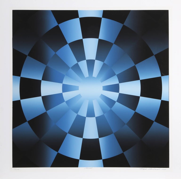 Mark Rowland - Probe, OP Art Screenprint by Mark Rowland at 1stDibs ...