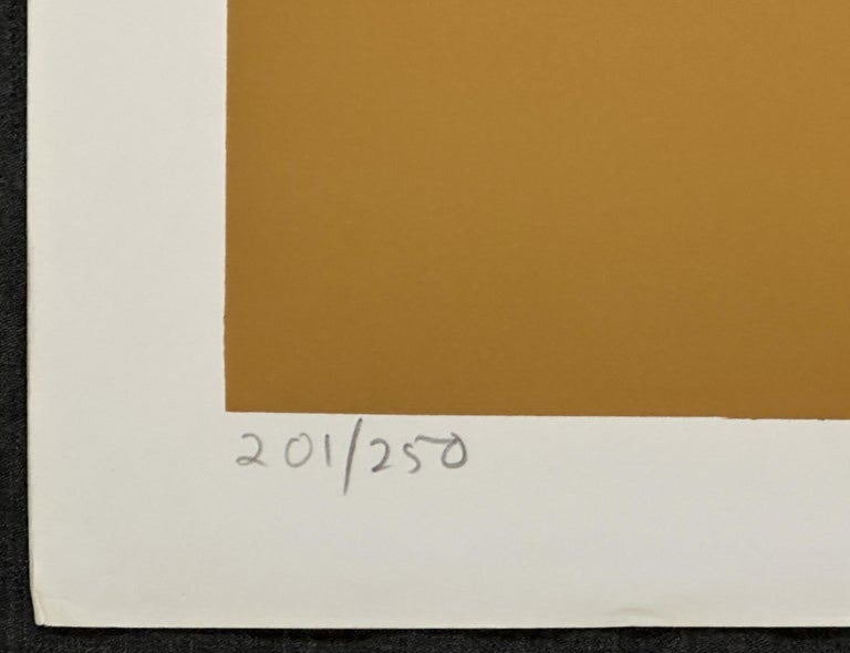 Mark Sabin - In Transit 1980 Large Signed Screen Print For Sale at 1stDibs