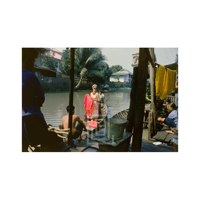 Mark Shaw - Tiger Morse in White on Boat, 1962 For Sale at 1stDibs