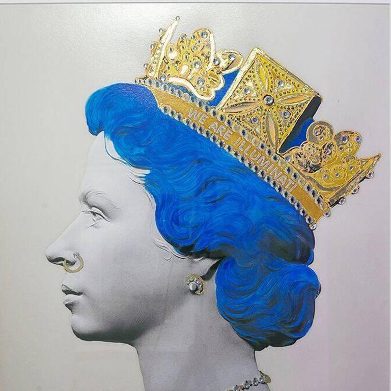 Mark Sloper - Blue Punk Queen Large, Orginal. at 1stDibs