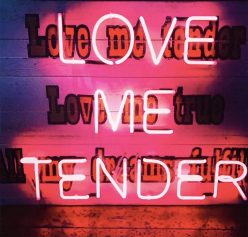 Mark Sloper - Elvis Love Me TenderNeon Handblown 21st Century ...