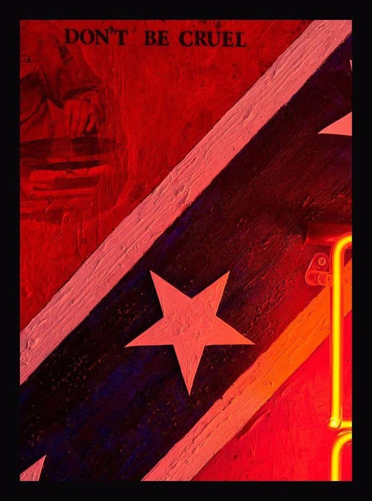 Mark Sloper - Elvis neon original art work For Sale at 1stDibs