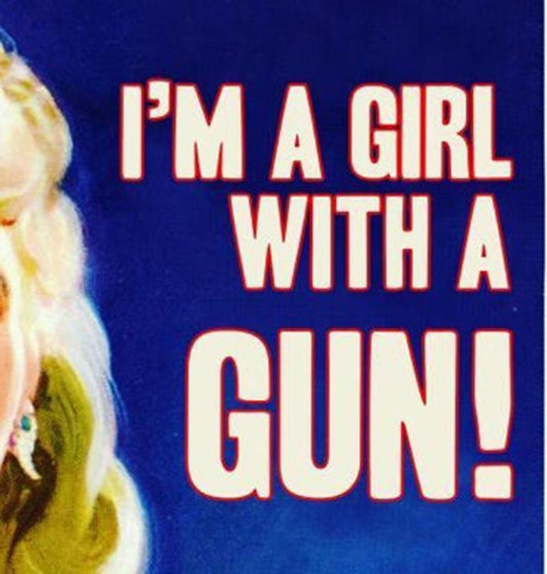 Mark Sloper - Girl with a Gun is an A1 limited edition print of 25 ...