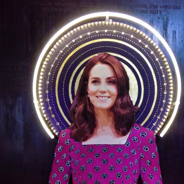 Mark Sloper - Kate Neon Mixed Media featured in Art Dubai Original Sold ...