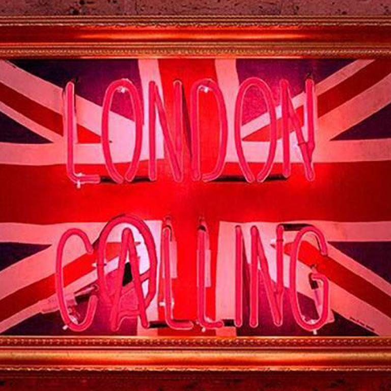 Mark Sloper - London Calling, Original.Neon Handblown 21st century ...