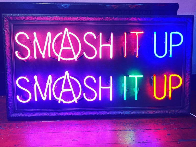 Mark Sloper - Smash It Up Original Neon Hand Blown Art work Signed For ...