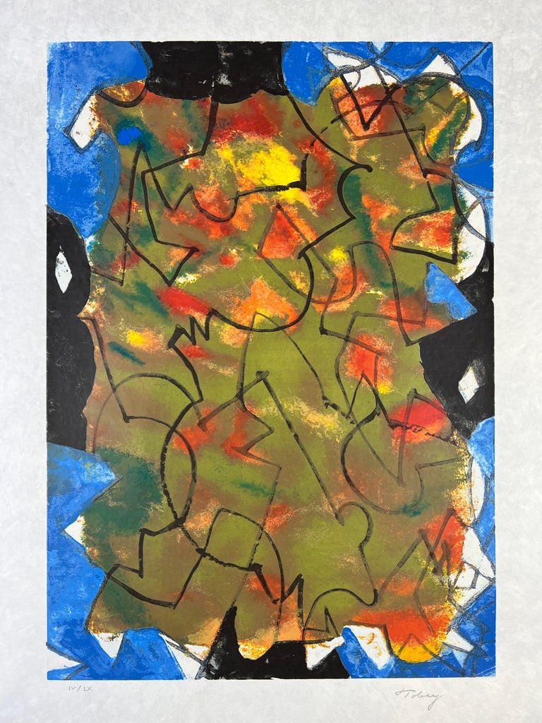 Mark Tobey - Mark Tobey ( 1890 – 1976 ) – Glowing Fall – hand-signed ...