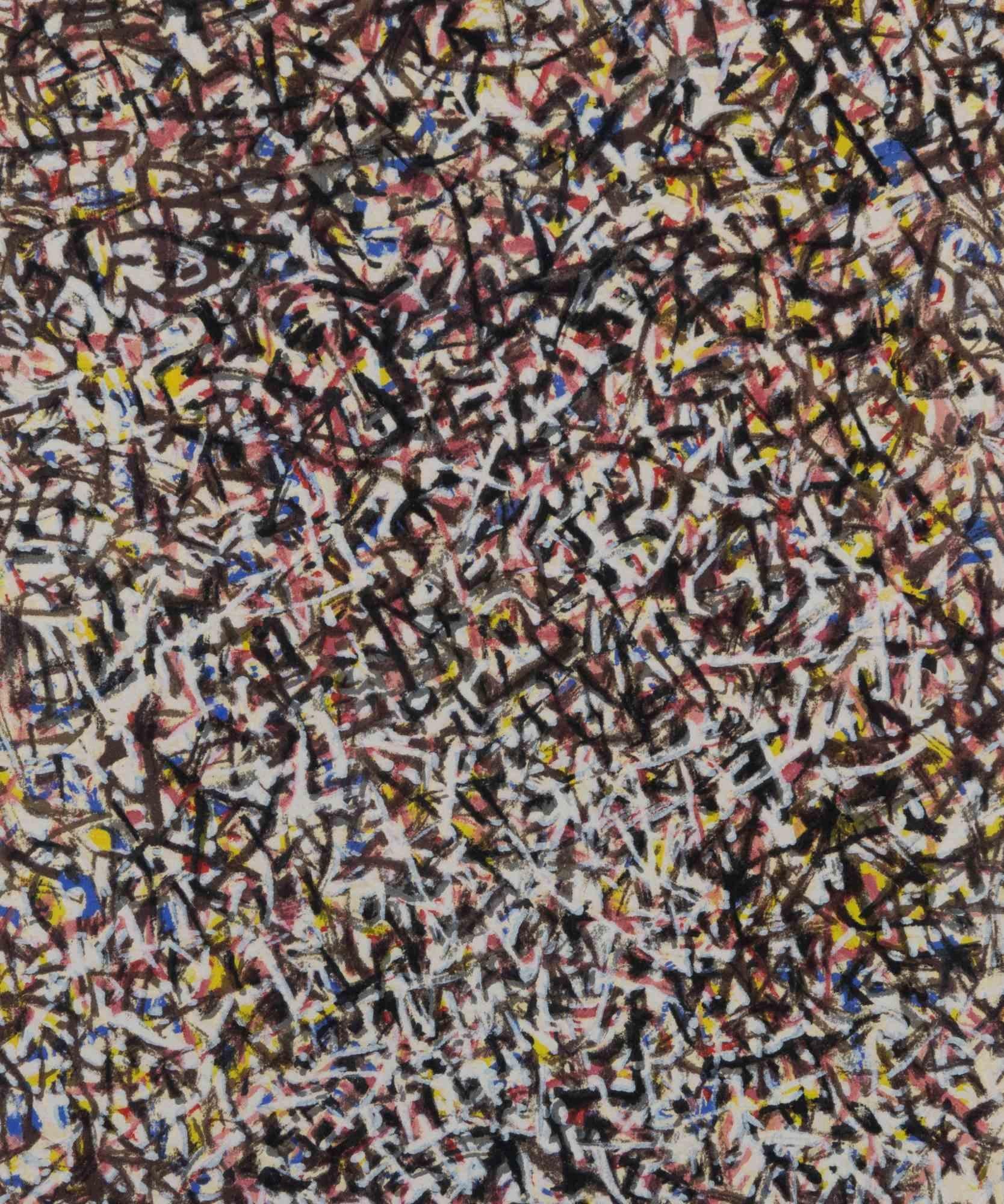 Mark Tobey - Stained Glass - Lithograph by Mark Tobey - 1974 For Sale ...