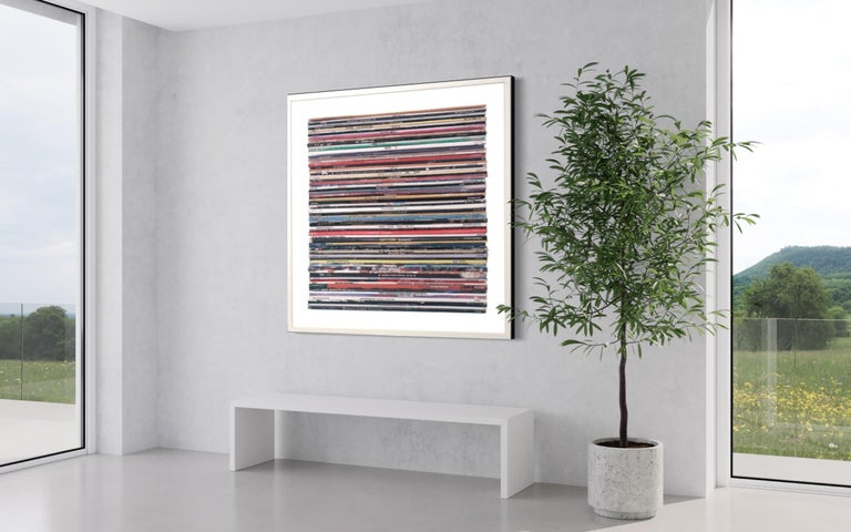 Mark Vessey - Collection of 90s Records/ Photograph of Colorful Records ...