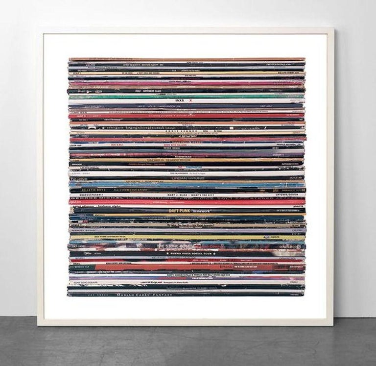 Mark Vessey - Collection of 90s Records/ Photograph of Colorful Records ...