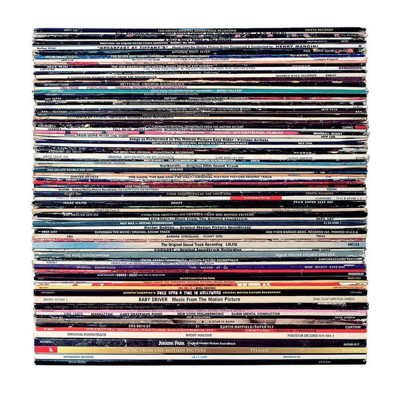 Mark Vessey - Collection of Soundtrack Records/ Colorful Photograph of ...