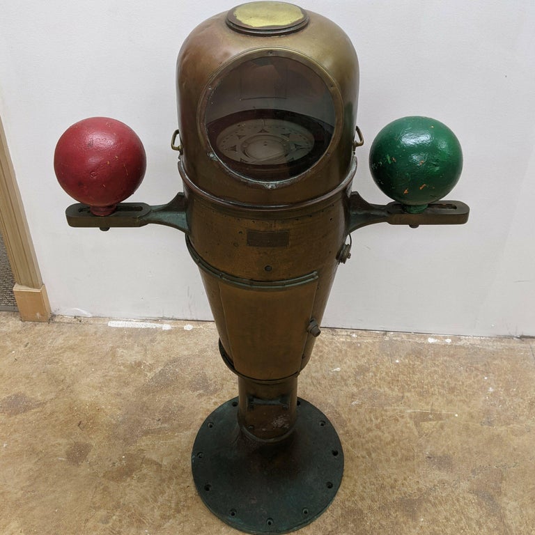 Mark VII Mod 2 1942 US Navy Compensating Binnacle For Sale at 1stDibs
