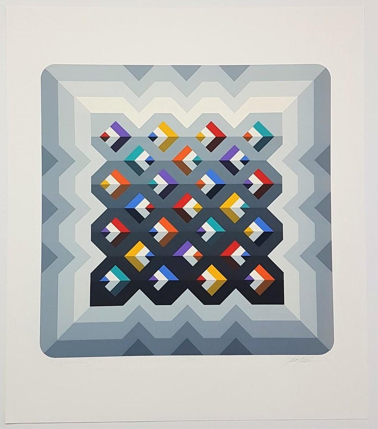 Marko Spalatin - Quantum II (Abstract Geometric Composition) For Sale ...