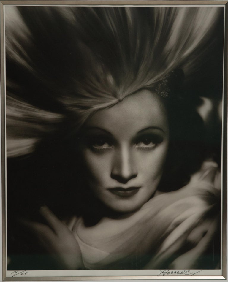 Marlene Dietrich by George Hurrell, Signed Gelatin Silver Print at 1stDibs