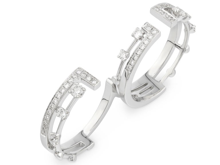 Marli New York 18 Karat Gold and Diamond Avenues Multi-Finger Ring For ...