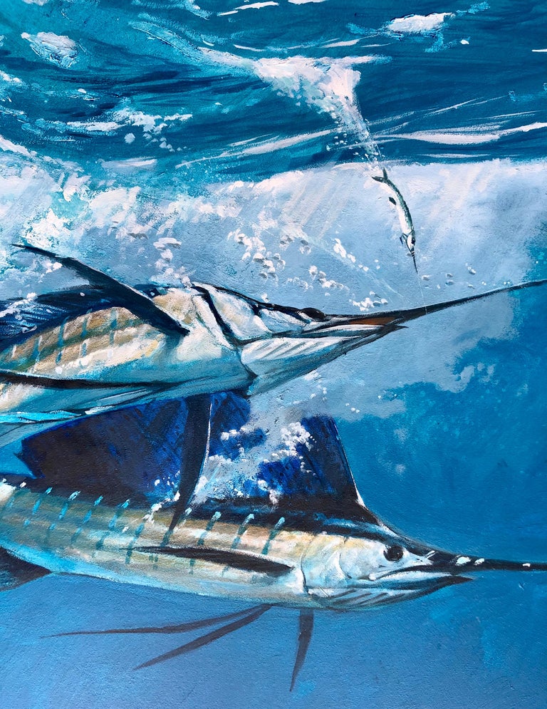 "Marlins and Tarpin" by Al Barnes at 1stDibs