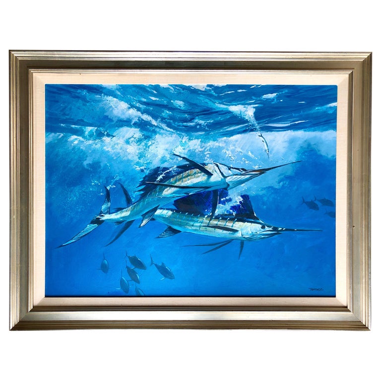 "Marlins and Tarpin" by Al Barnes at 1stDibs
