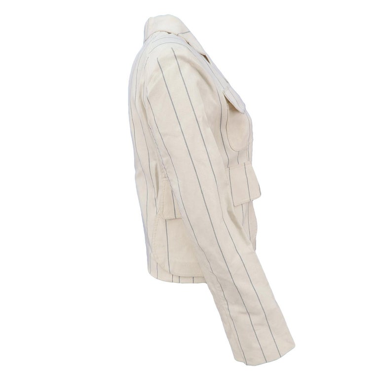 Marni by Consuelo Castiglioni SS-2003 Cotton Stripe Motif Cropped ...