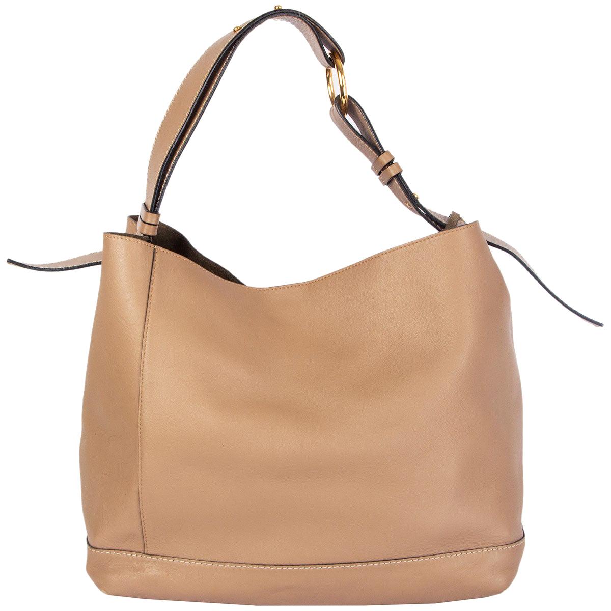 MARNI taupe beige leather Shoulder Bag at 1stDibs | taupe handbags leather