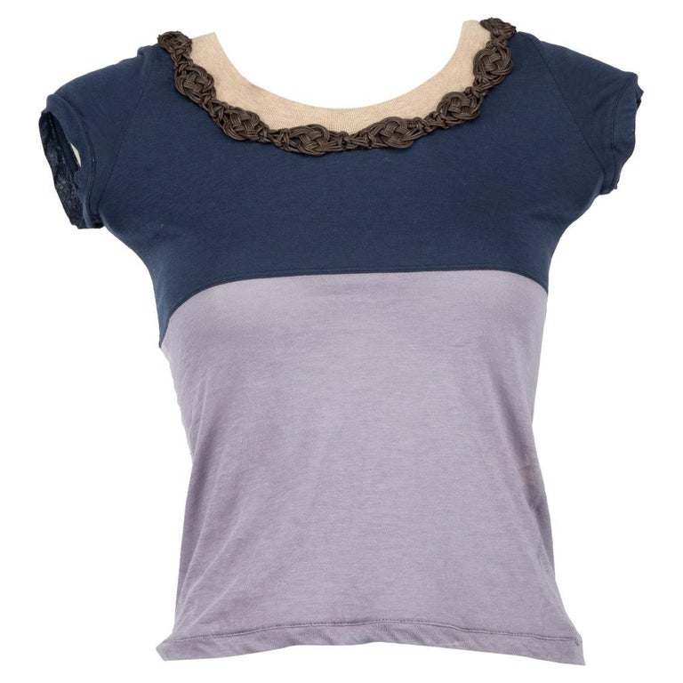 Marni Women's Braided Collar Top For Sale at 1stDibs