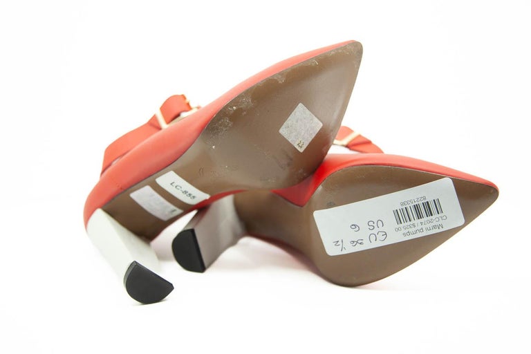 Marni's red pumps For Sale at 1stDibs