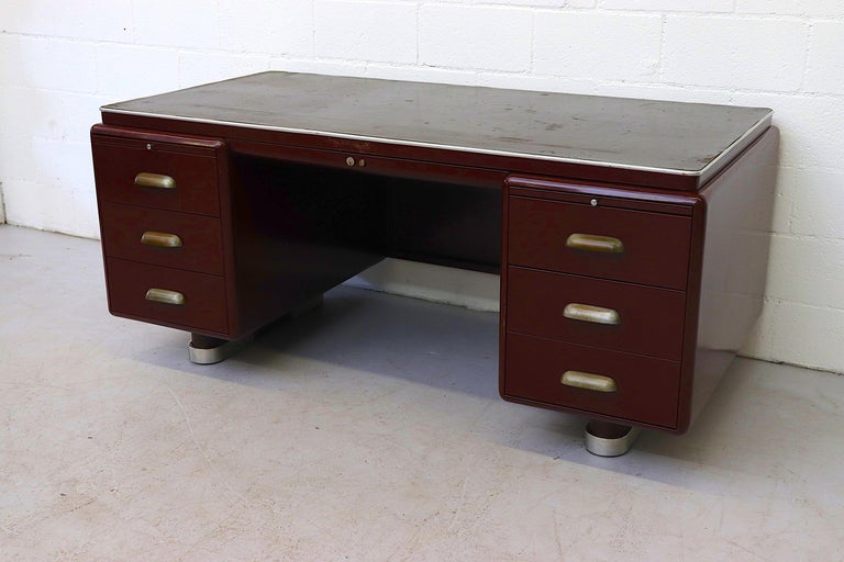 Industrial Ahrend ODA Desk with Steel Accents at 1stDibs | odas desk ...