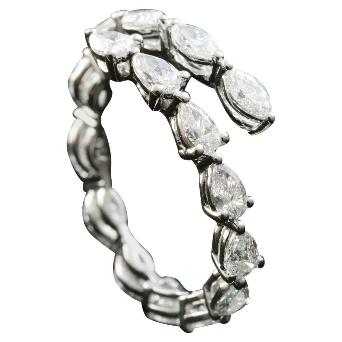 Citrine and Gold Wrap Around Ring at 1stDibs