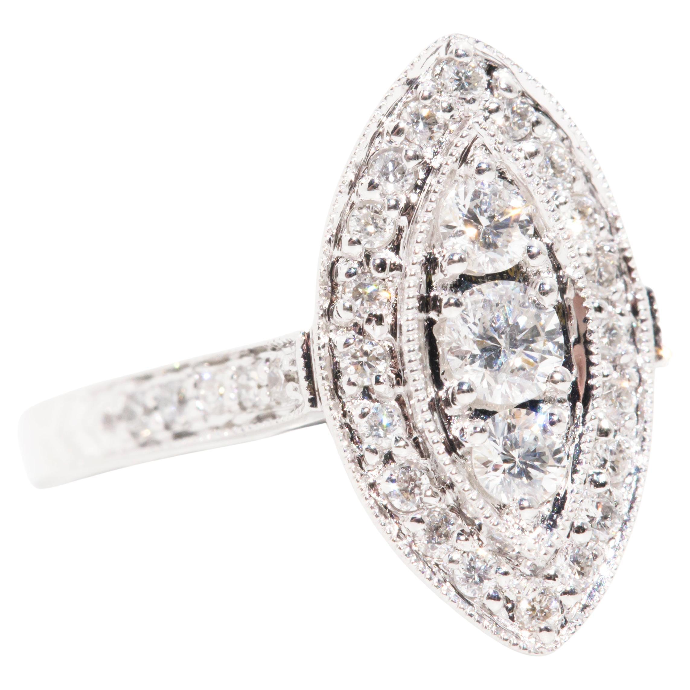 Luke Stockley 9 Carat Gold Coral Pearl Ruby Flower Cluster Ring For ...