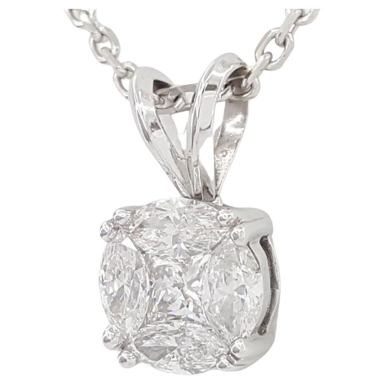 Marquise and Princess Brilliant Cut Diamond Round Shape Invisible ...