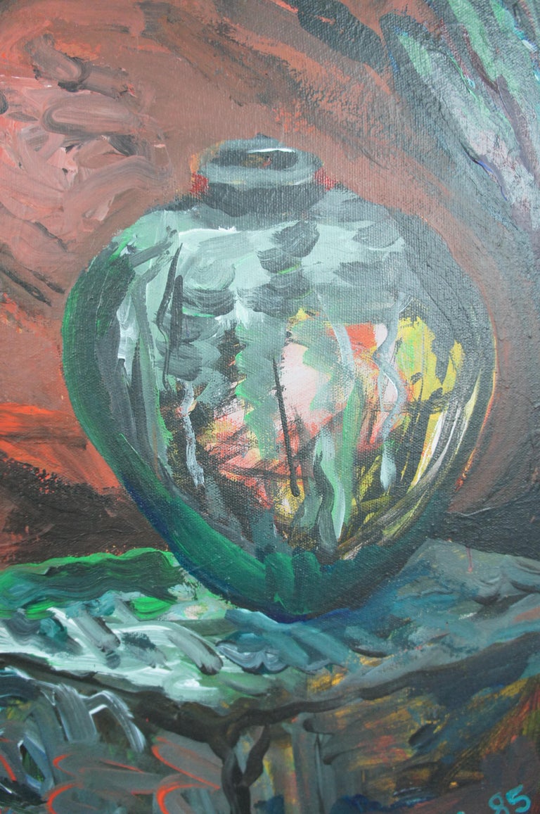 „Marriage of Two Cultures“ Tom Keesee, Acryl- Metaphysische Malerei ...