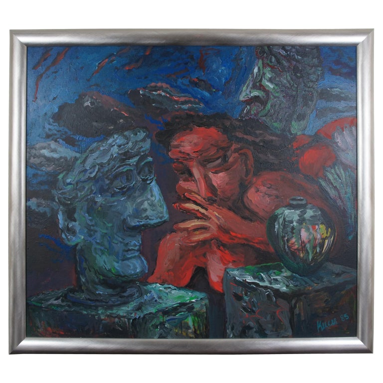 "Marriage of Two Cultures" Tom Keesee Acrylic Metaphysical Painting ...