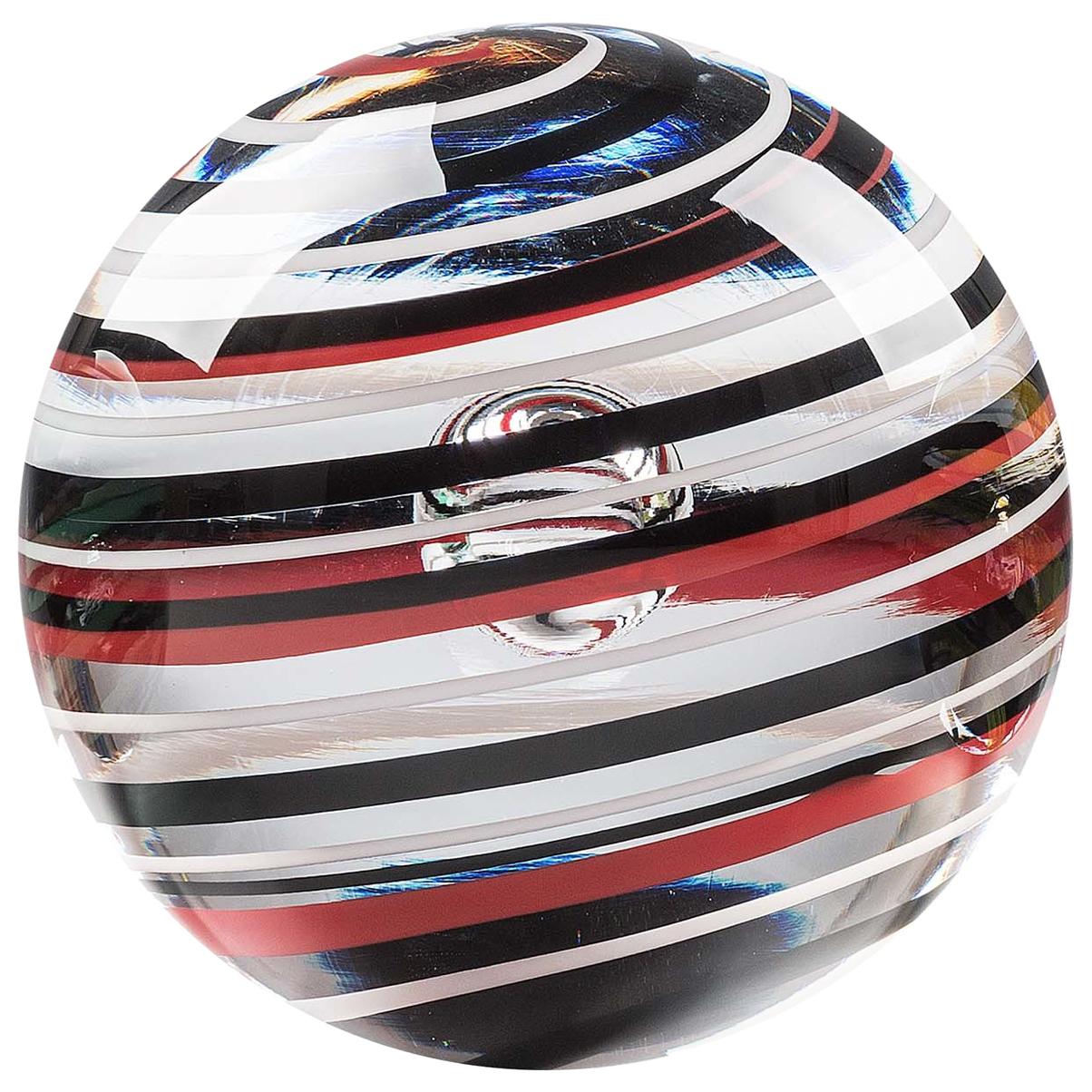 Neptune Glass Sphere by Vittore Frattini For Sale at 1stDibs