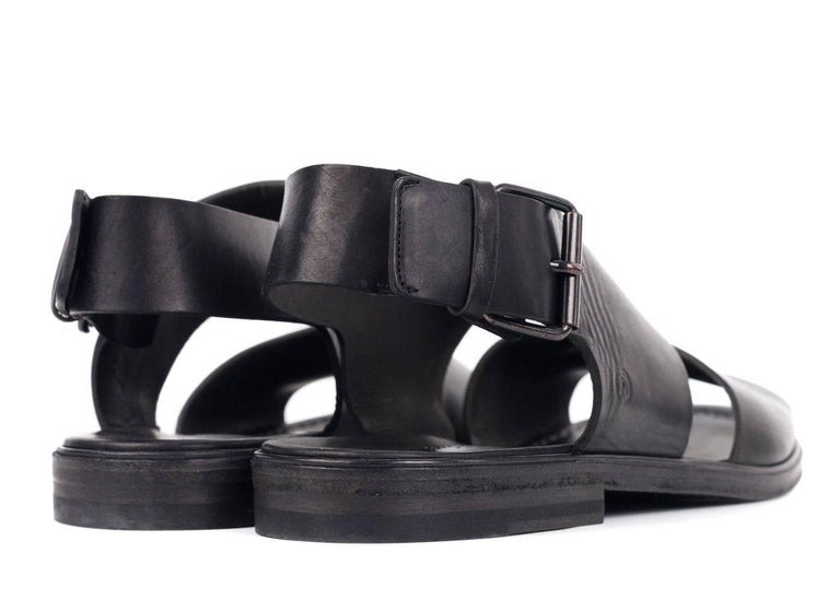 Marsell Men's Black Leather LEGO Sandals For Sale at 1stDibs | marsell ...