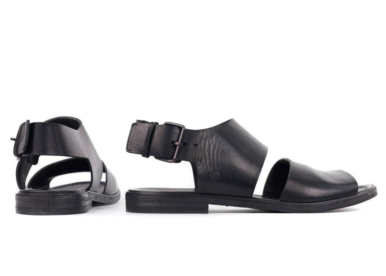 Marsell Men's Black Leather LEGO Sandals For Sale at 1stDibs | marsell ...