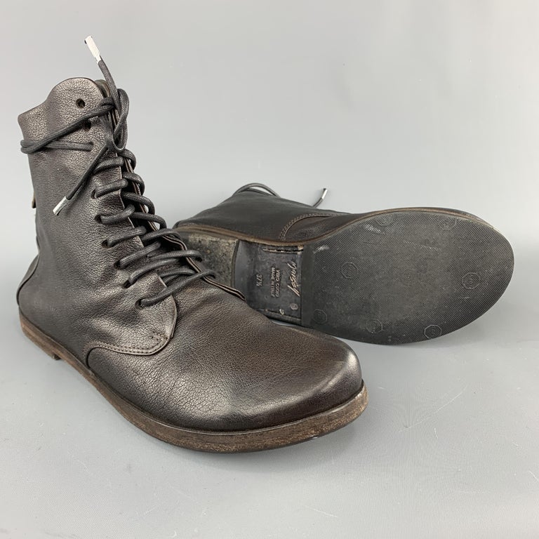 MARSELL Size 7.5 Dark Brown Leather Ankle Boots at 1stDibs | marsell sizing