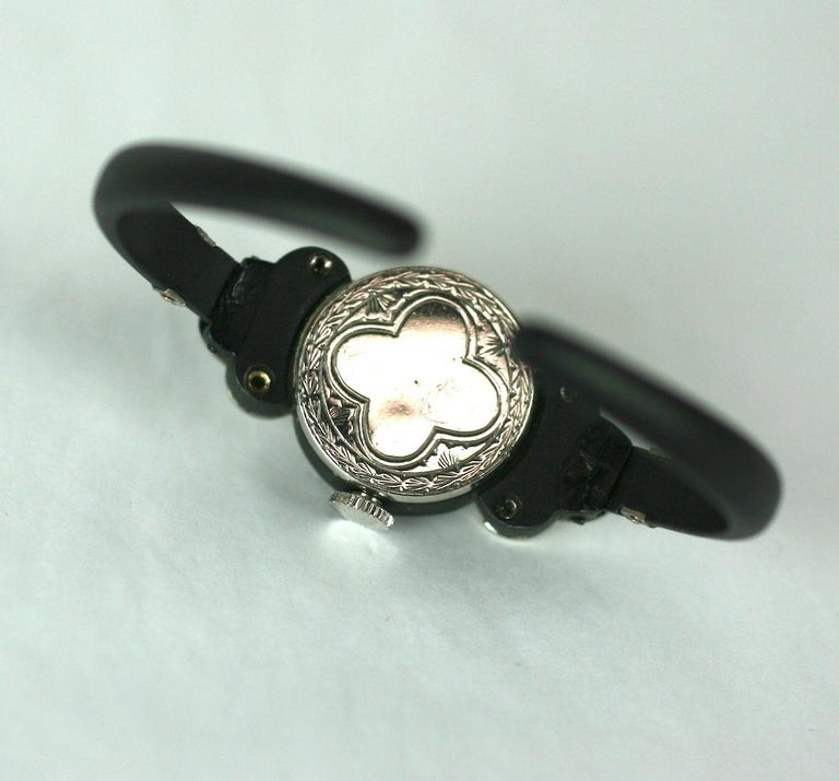 Marsh Steel, Diamond and Gold Wristwatch For Sale at 1stDibs