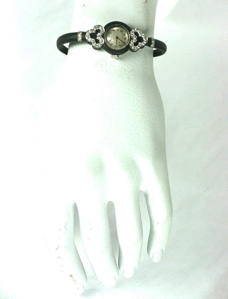 Marsh Steel, Diamond and Gold Wristwatch For Sale at 1stDibs