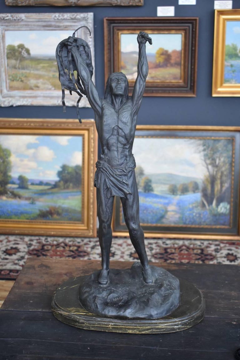 Marshall Mitchell - "Broken Treaty" Native American Indian Bronze ...
