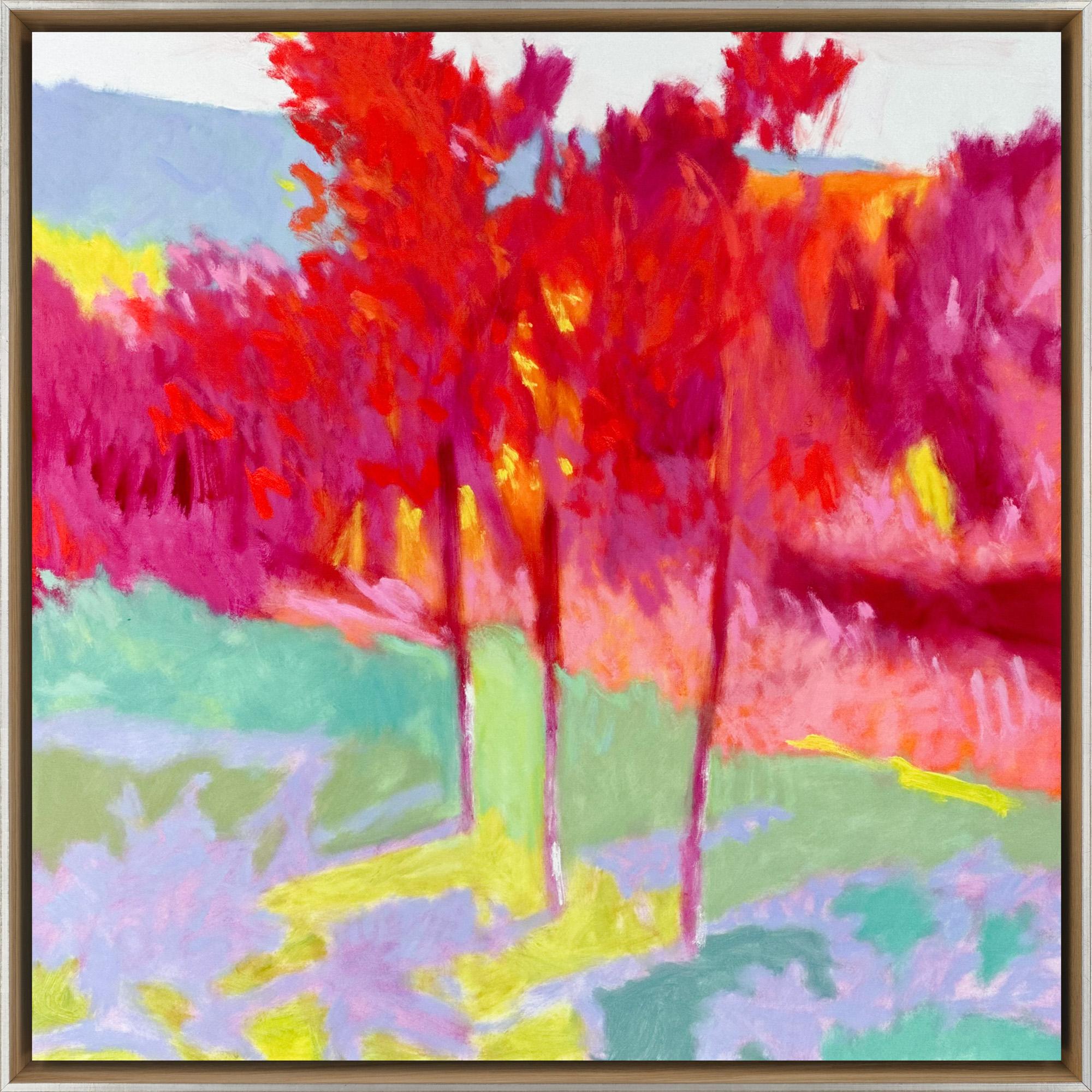 Marshall Noice - "Canada Red Chokecherry" Contemporary Landscape Oil on ...