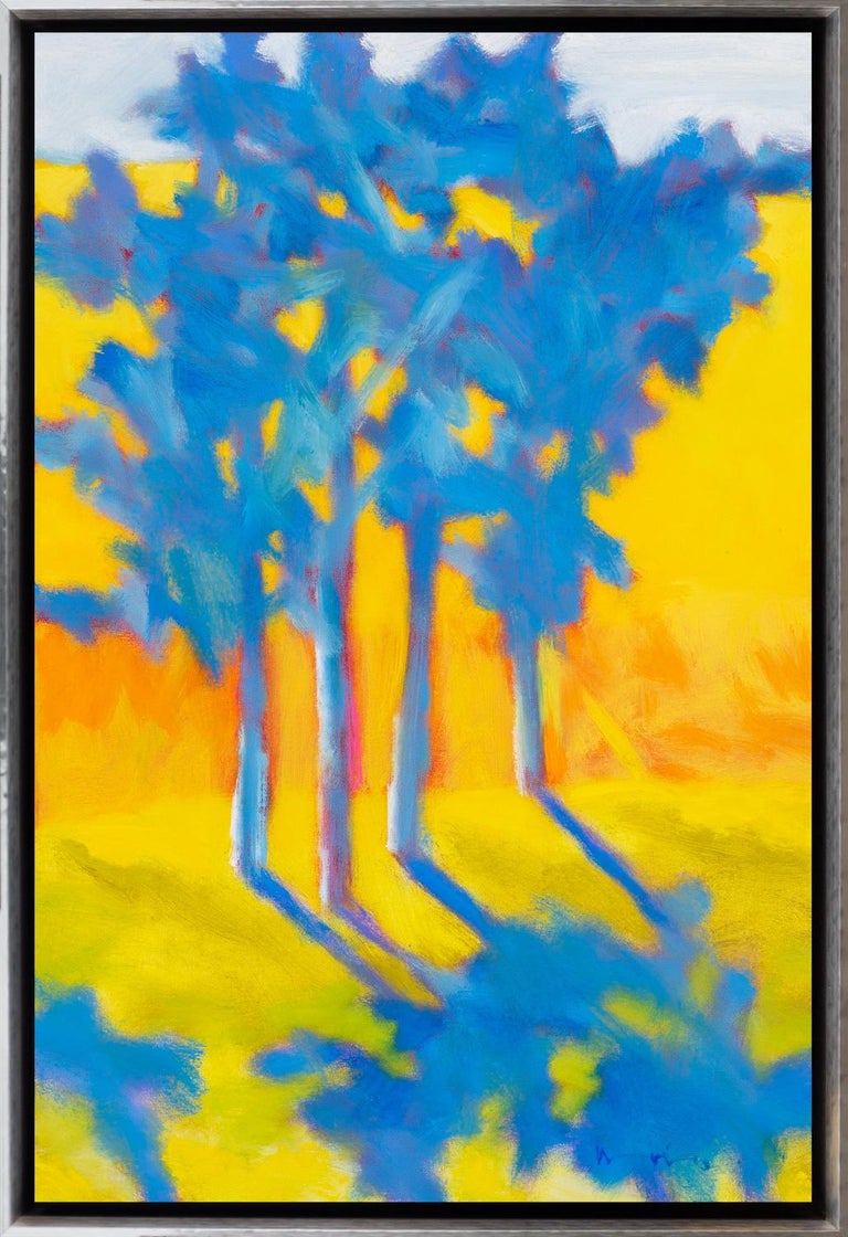 Marshall Noice - "Quartet, Shadows" Vibrant Landscape Painting with ...