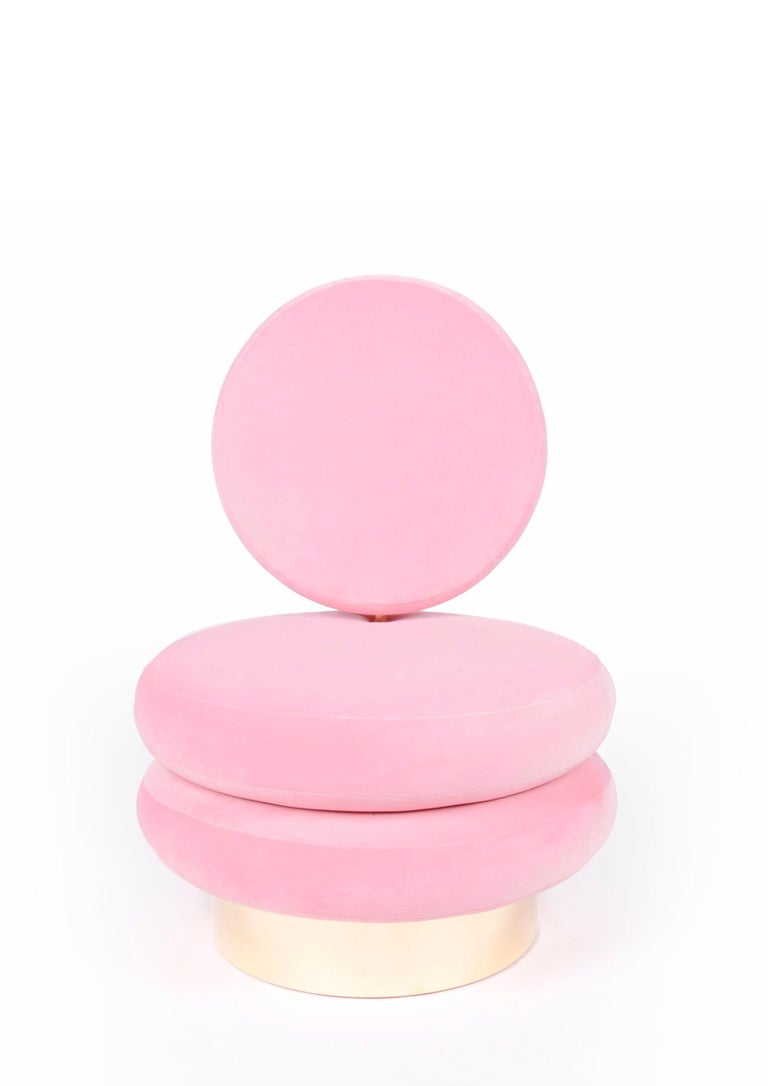 Pink Grace Armchair by Royal Stranger For Sale at 1stDibs | single sofa ...