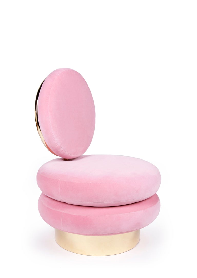 Pink Grace Armchair by Royal Stranger For Sale at 1stDibs | single sofa ...