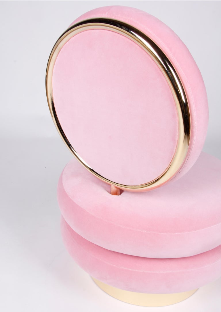 Pink Grace Armchair by Royal Stranger For Sale at 1stDibs | single sofa ...